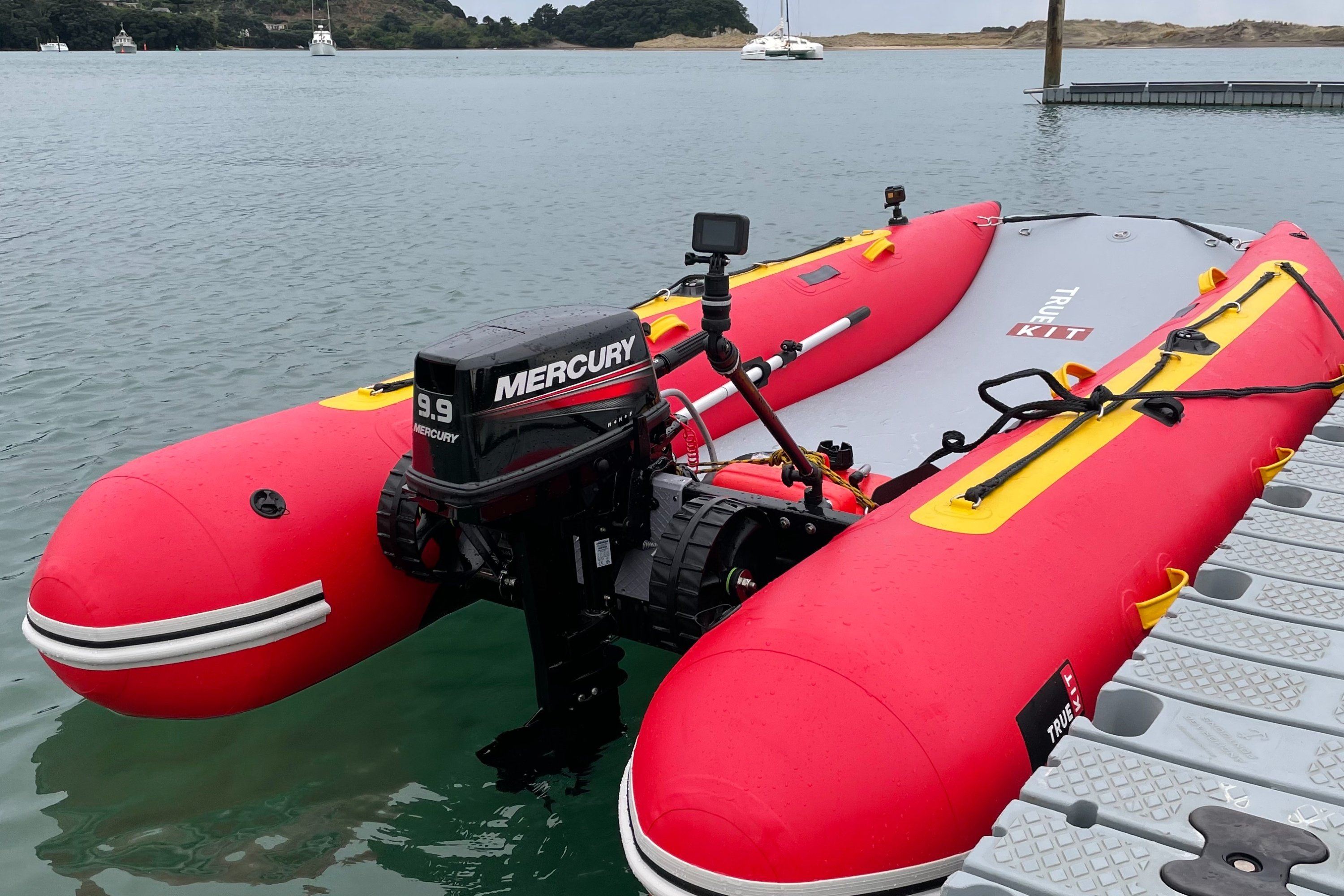 True Kit lightweight, stable, portable inflatable catamarans